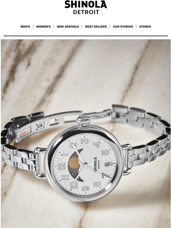 Shinola: An all new Birdy Moon Phases has landed. | Milled