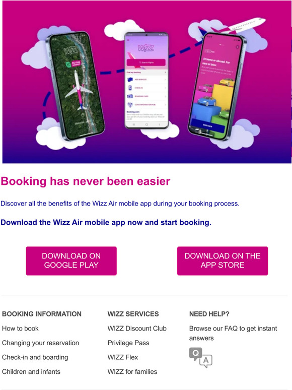 Wizz Air: Download the Wizz Air mobile app | Milled