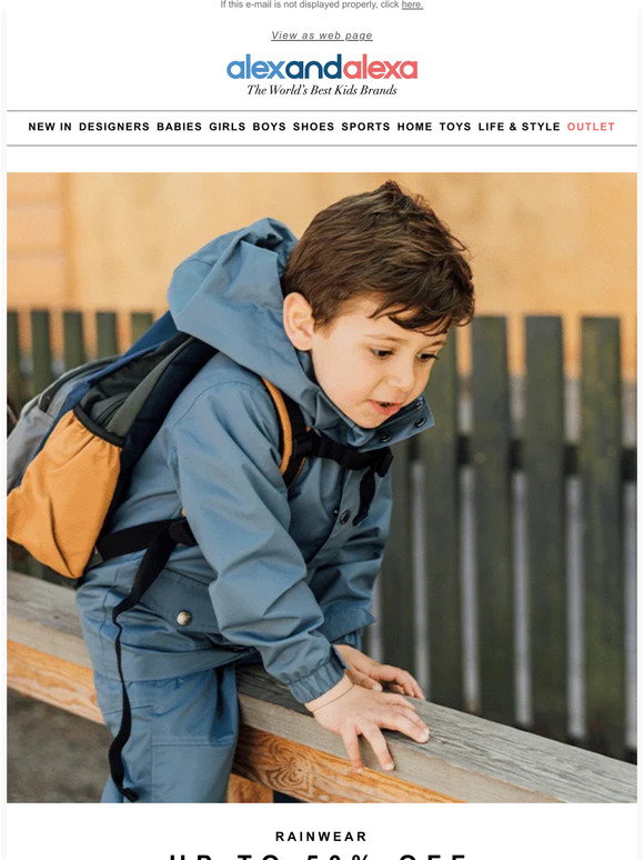 Alex and Alexa: ☔UP TO 50% OFF RAINWEAR AND SHELLWEAR | Milled