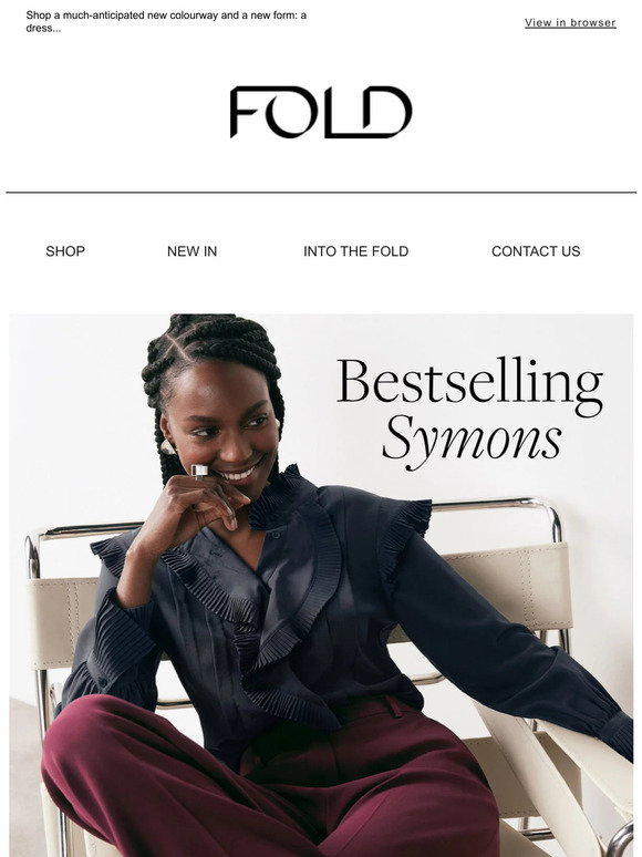 The Fold: The Symons Blouse is Back in A New Colourway | Milled