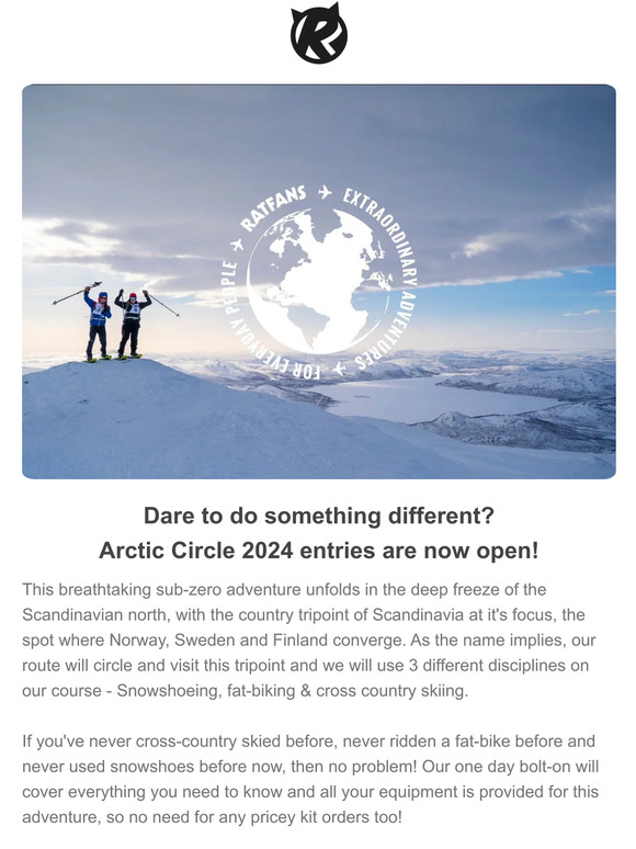Rat Race Adventures: Arctic Circle 2024 entries now open | Milled
