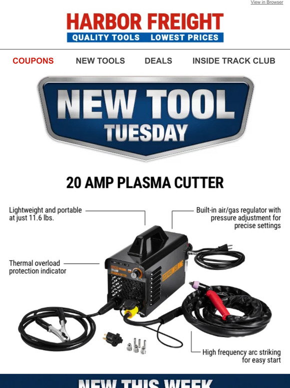 Harbor Freight New Product Alert Milled