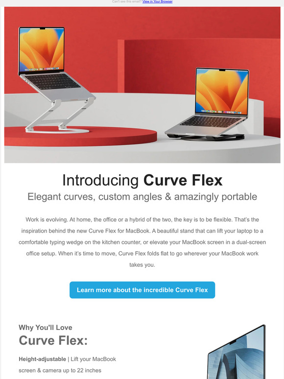 Twelve South: NEW! Meet Curve Flex: Our best, most flexible MacBook ...