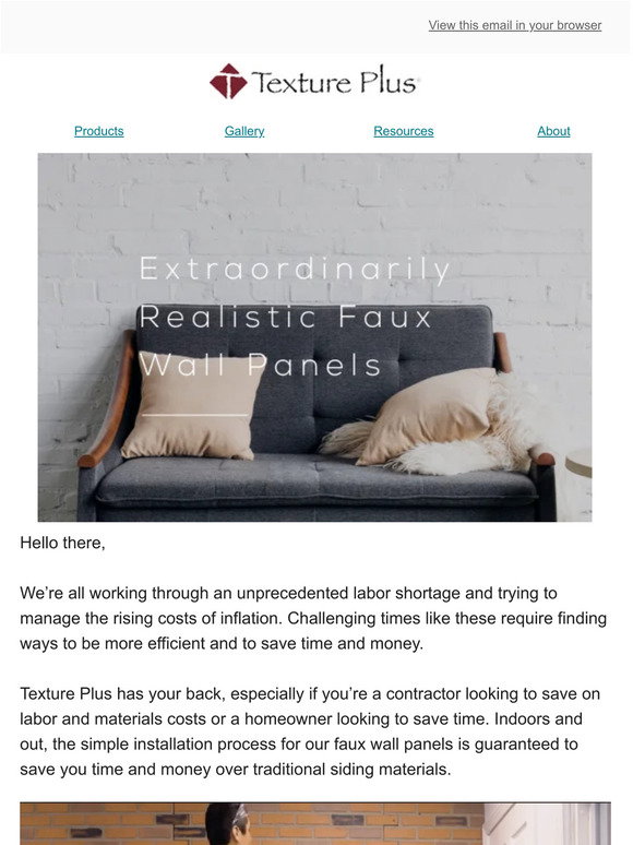Texture Plus: Faux Wall Panels — The Right Tools for any Job | Milled