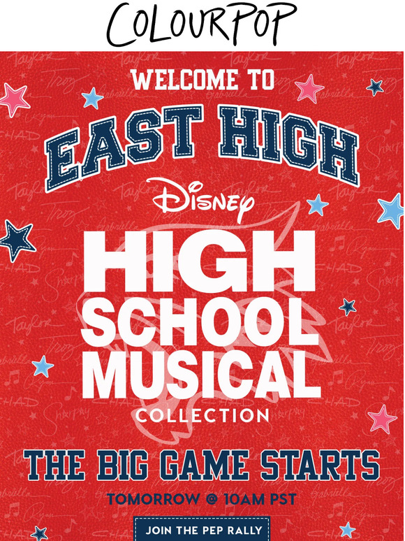 ColourPop: 📣 Launching Soon: Disney High School Musical Collection | Milled