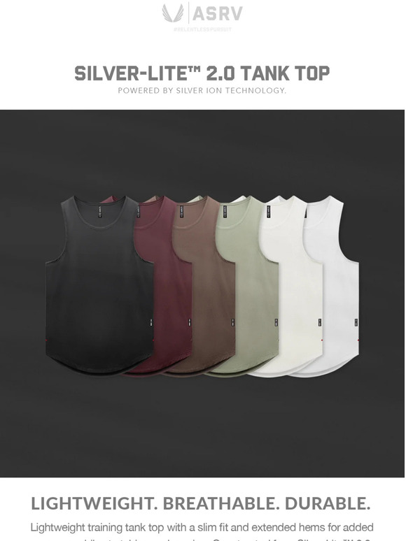 ASRV: New Release // Silver-Lite® 2.0 Tank Top | Milled