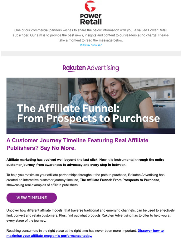 Power Retail: A Customer Journey Timeline Featuring Real Affiliate ...