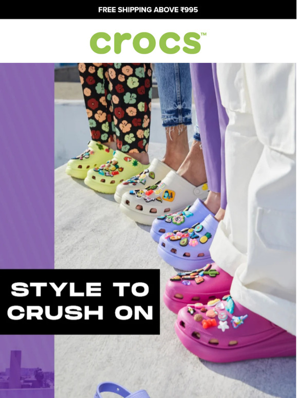 Crocs: CROCS CRUSH! The Crocs comfort you love, plus an extra dose of ...