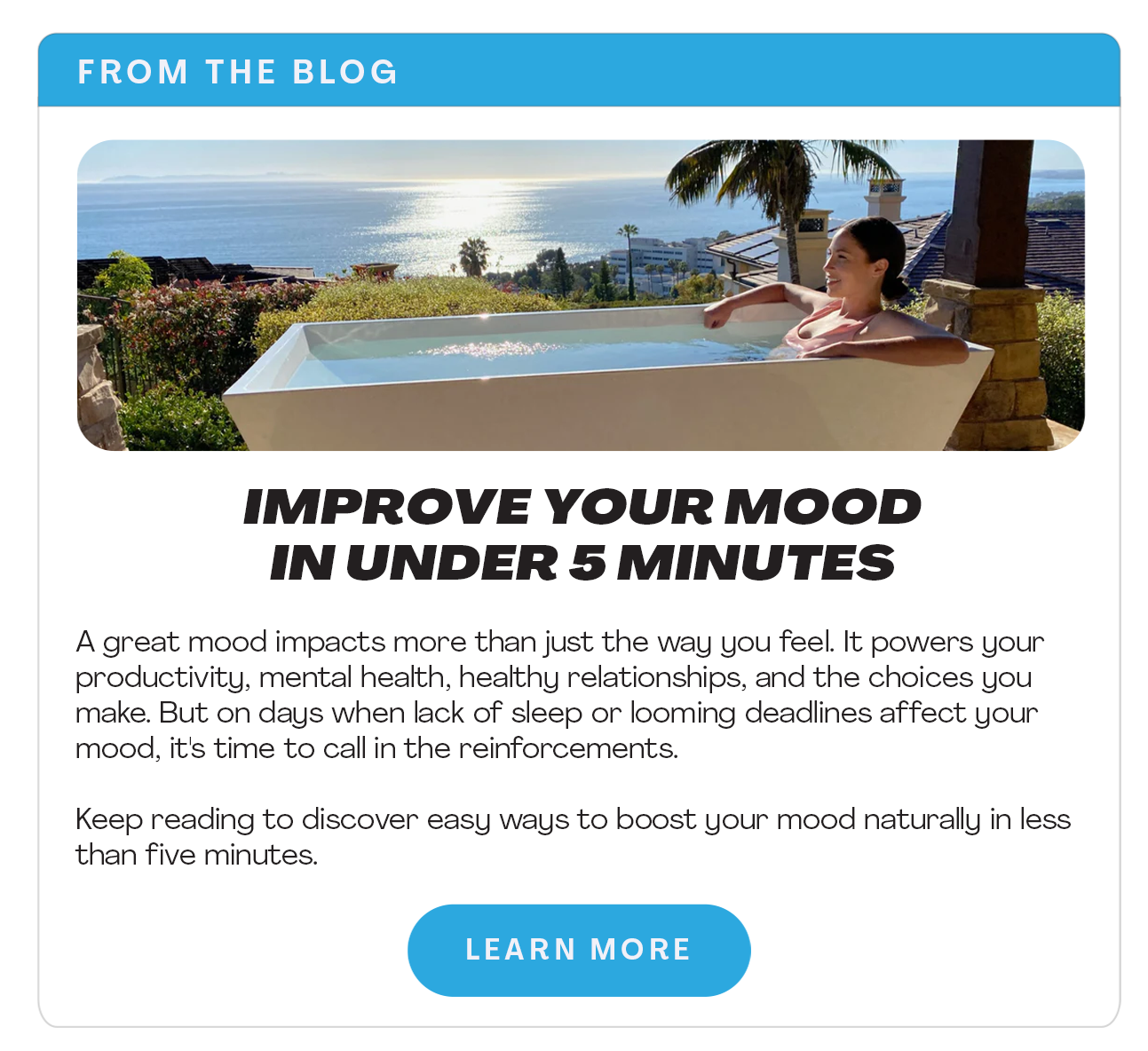 Plunge: Improve your mood in five minutes or less | Milled
