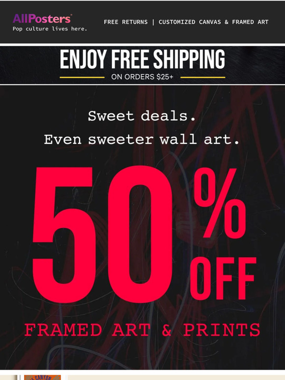 All Posters Email Newsletters: Shop Sales, Discounts, and Coupon Codes
