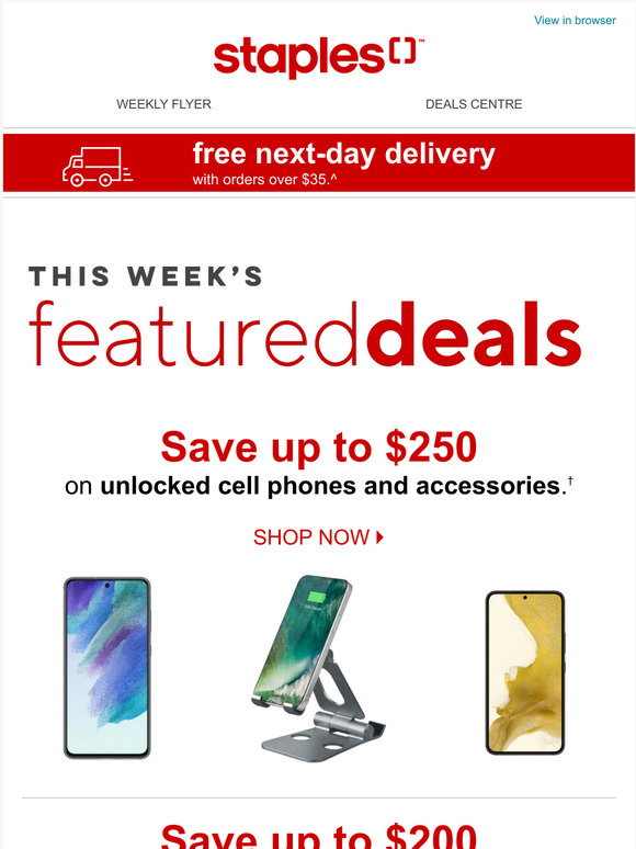 Staples Print & Marketing: 🏃 More savings have arrived | Milled