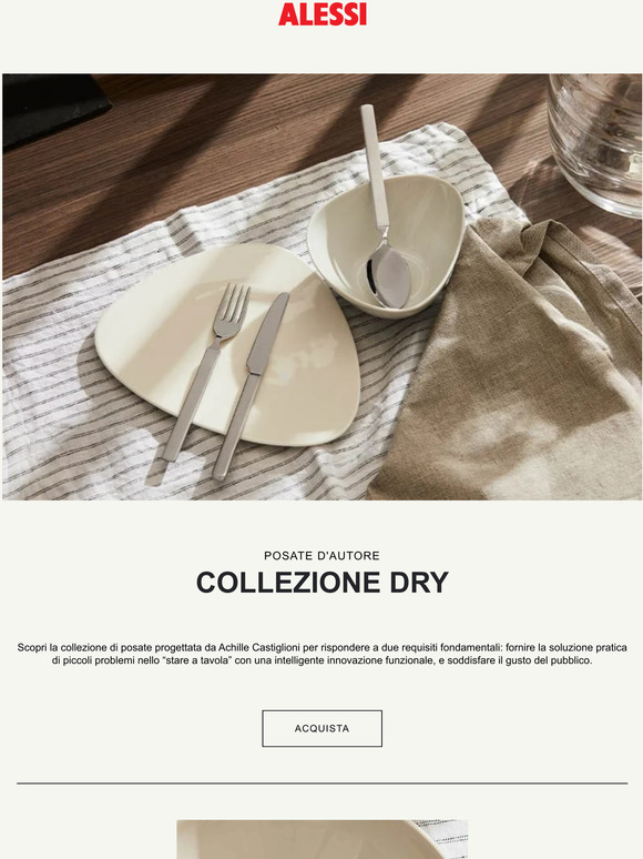 Alessi: Dry | Posate d'autore | Milled