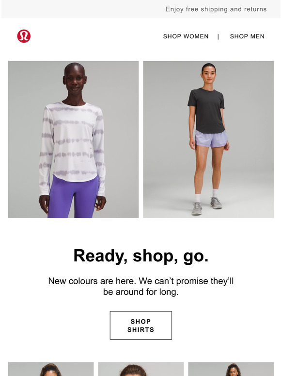 lululemon: Keep up with gear in new colours | Milled