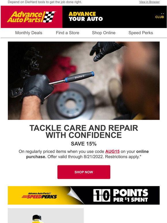 Advance Auto Parts: Tooling Around This Summer? See the DIY Savings ...
