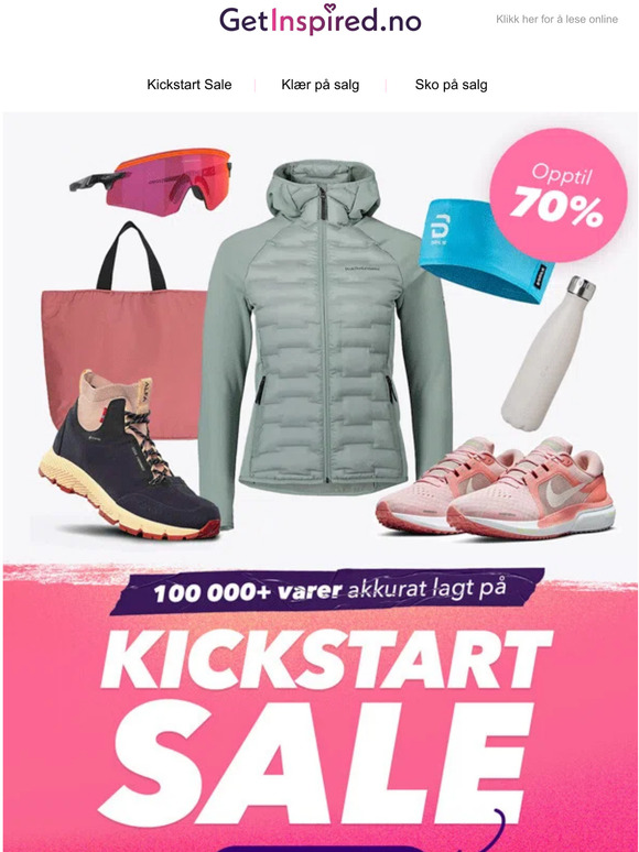 Get Inspired: Inntil 70%: Kickstart SALE starter NÅ! | Milled