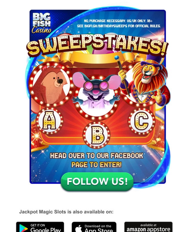 Big Fish Games: A SWEEPSTAKES... with a twist! 🥳 | Milled