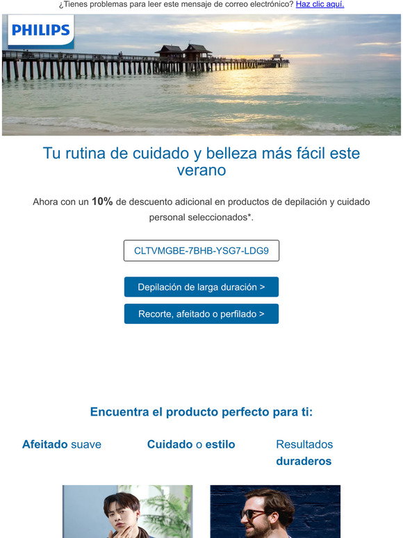 Philips: 😎 10% de descuento extra | Afeitado, recorte o perfilado | Milled