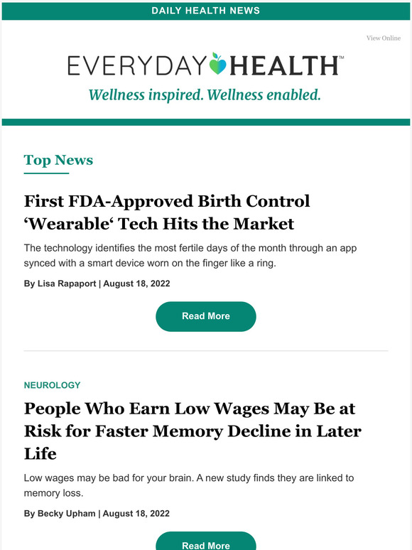 Lifescript: Top News: First FDA-Approved Birth Control ‘Wearable‘ Tech ...
