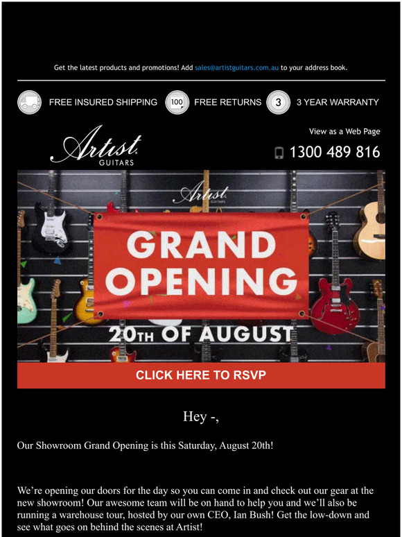 Artist Guitars: Our brand new models - The AP59AB and AT93 are on ...