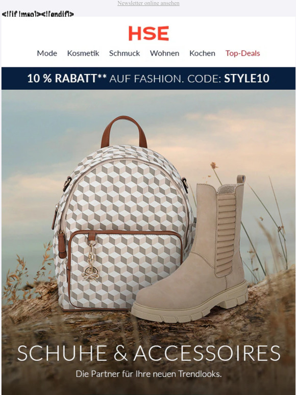 HSE24: Trend 🆙 Your Styles: neue Schuhe & Accessoires | Milled