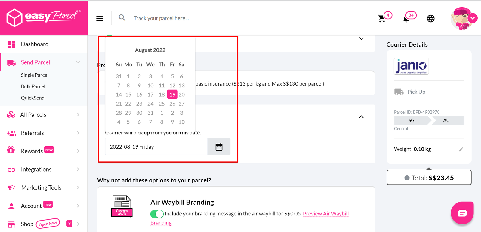 EasyParcel: 5 Simple Steps To Book Your Parcel To Australia With ...