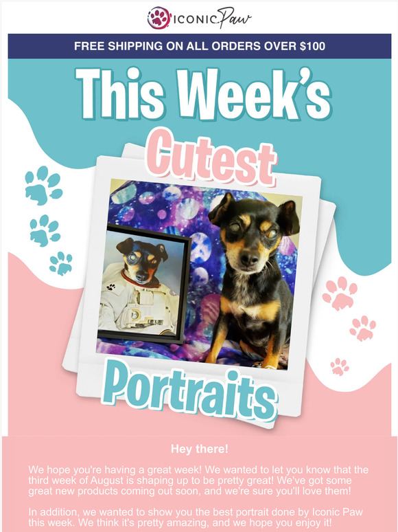 Iconic Paw: Best Portrait of the Week from Iconic Paw | Milled