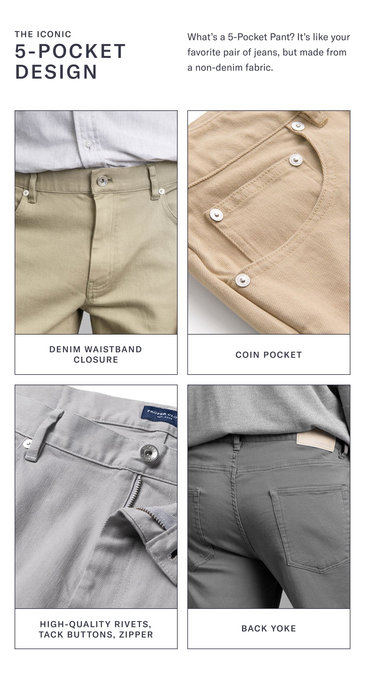 Proper Cloth: Style Spotlight: The 5-Pocket Pant, feat. All-New Styles ...