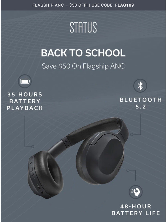 Status Audio: Only $109 for Flagship ANC 🎧 | Milled