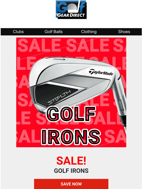 Golf Gear Direct: Our Biggest EVER Sale On Irons 😍 🚨 | Milled