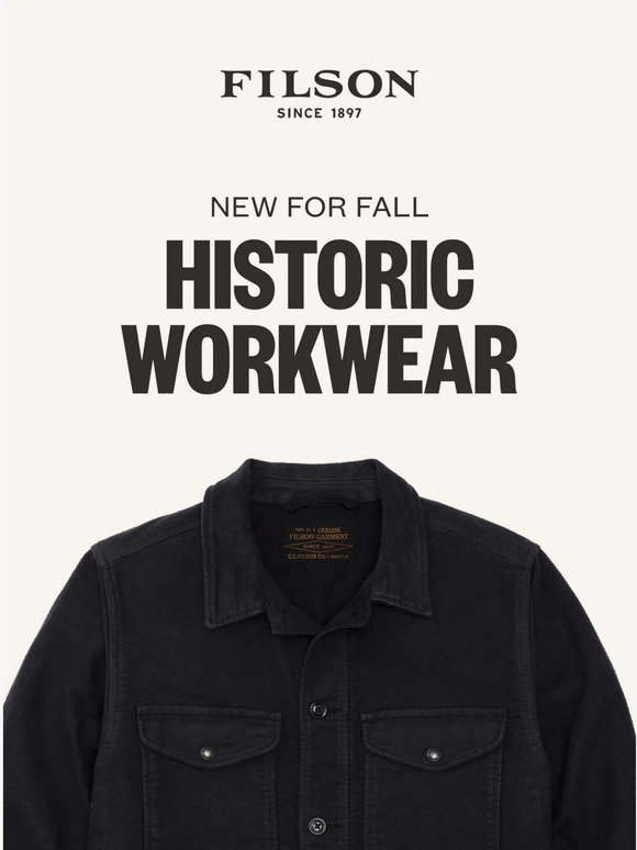 Filson: Historic Workwear | Milled
