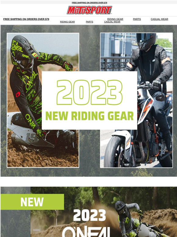MotoSport: 2023 Dirt & Street Riding Gear Now Available | Milled