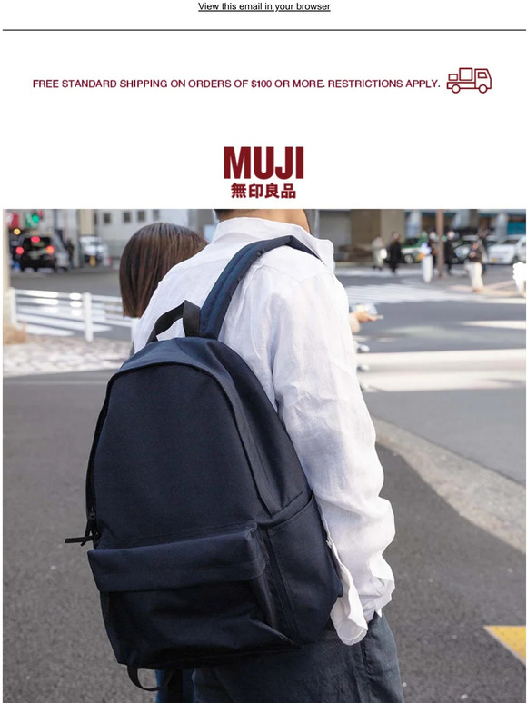 MUJI: Get our classic backpack for only $24.90 | Milled