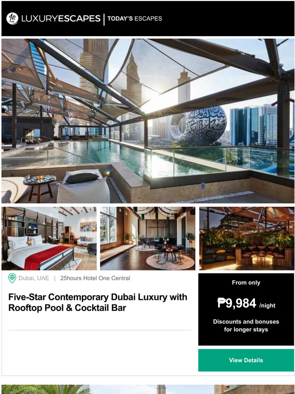 Luxury Escapes: Dubai is Calling! Contemporary 5-Star Luxury | Shangri-La Escape | Palm Jumeirah ...