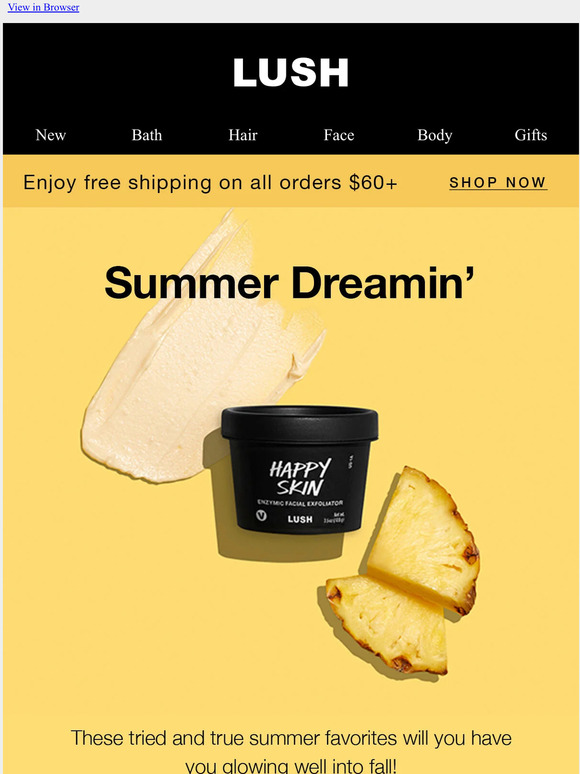 Lush Cosmetics: Keep that summer glow going! | Milled