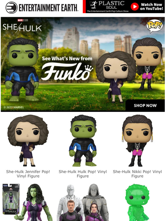 EntertainmentEarth.com: New She-Hulk Funko Pop!s | Milled
