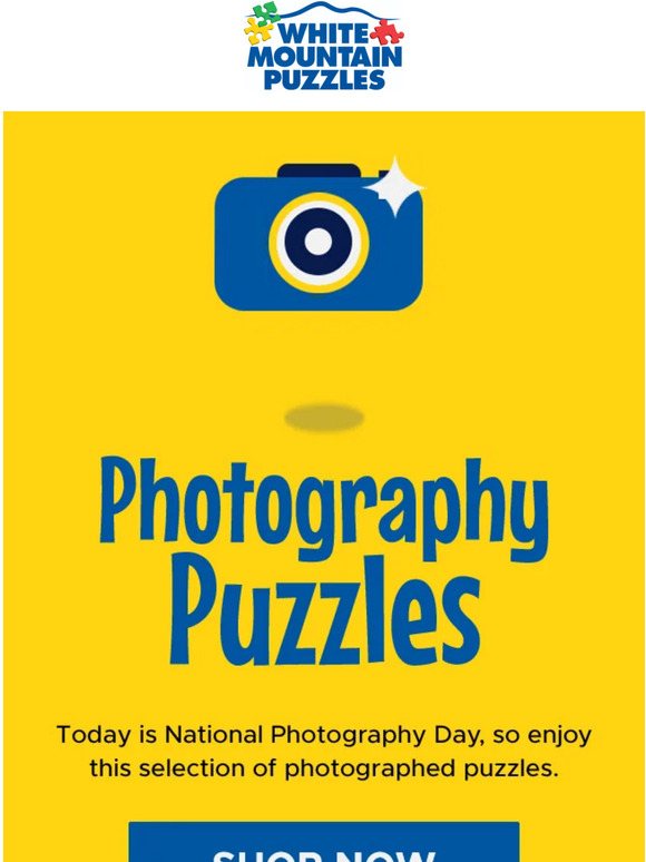 White Mountain Puzzles: Realistic photo puzzles | Milled