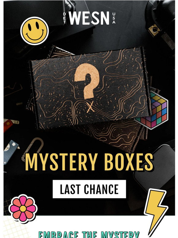 WESN: FOUNDER'S MYSTERY BOXES: LAST CHANCE | Milled