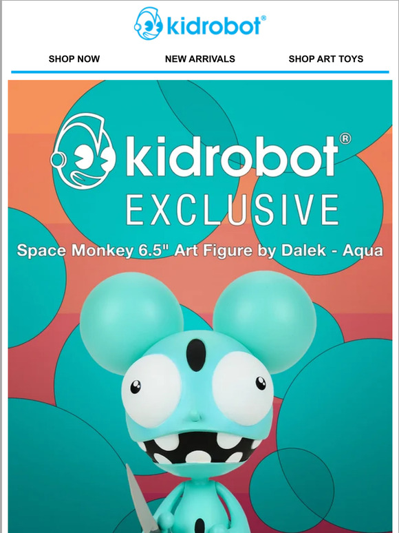 Kidrobot: DROPS AT 10AM MT TODAY- Limited edition Aqua Space Monkey by ...
