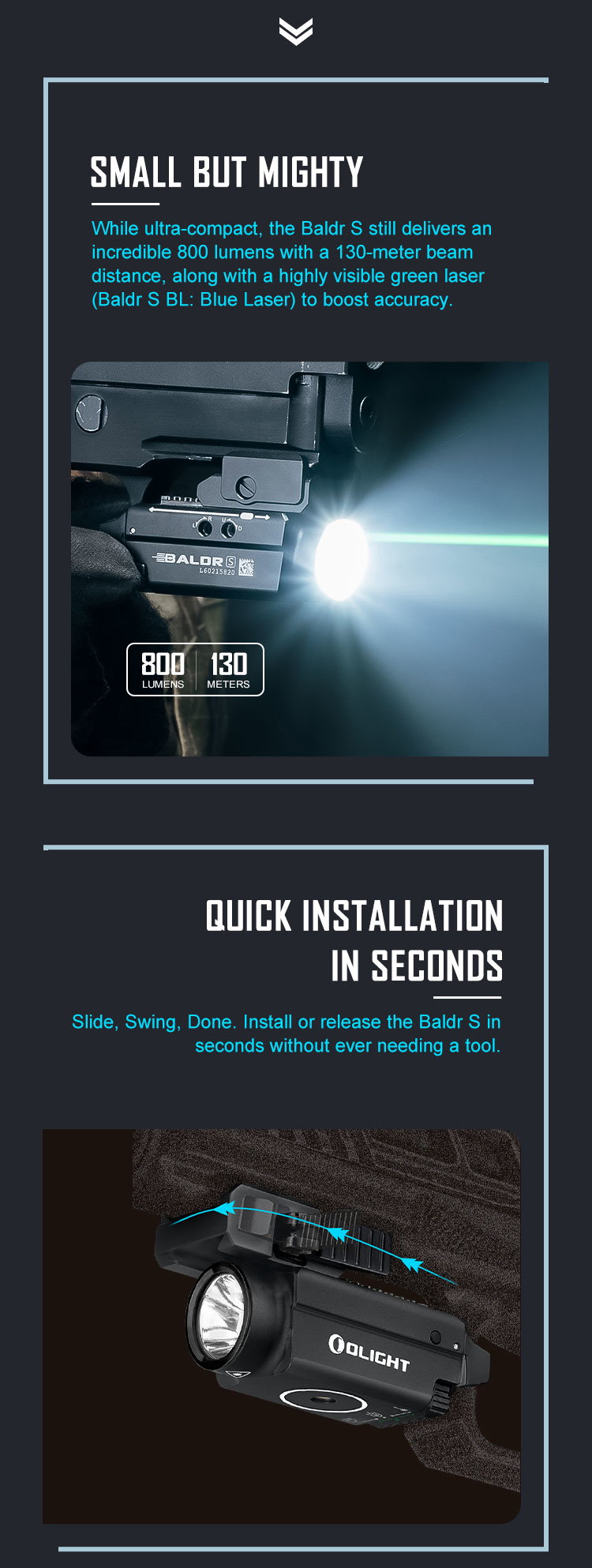 Olight: Fans favorite>>BLUE or GREEN laser? | Milled