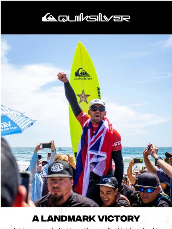Quiksilver: Ezekiel Lau wins the 2022 US Open Of Surfing | Milled