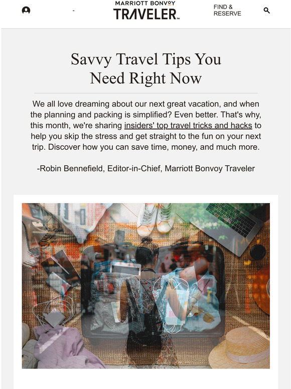 Marriott: Become a Savvier Traveler | Milled