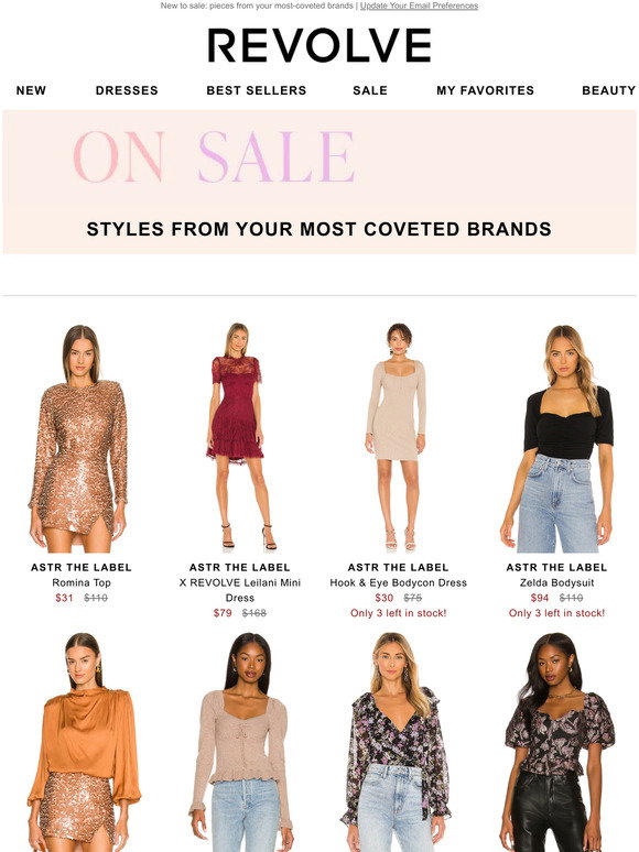 REVOLVE: YOUR FAVORITE BRANDS ON SALE NOW | Milled