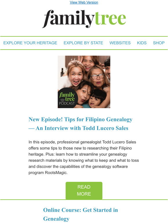 Family Tree Magazine: New Episode! Tips for Filipino Genealogy — An ...