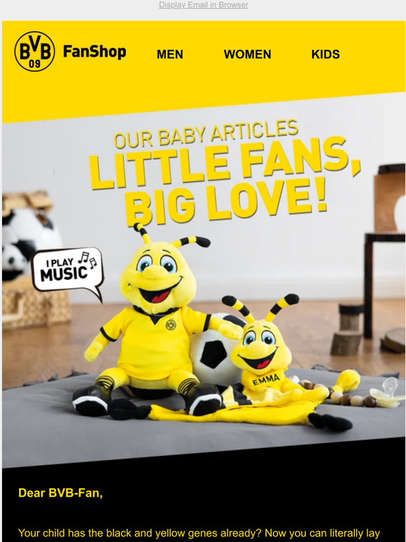 Borussia Dortmund: The BVB baby articles: Start small, make it big 😍 ...