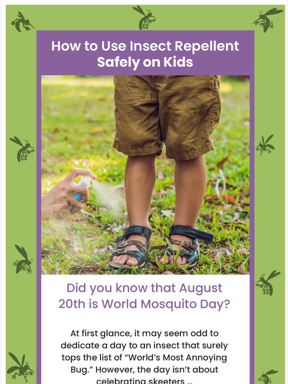 Sleeping Baby: How to Use Insect Repellent Safely on Kids 🦟 | Milled