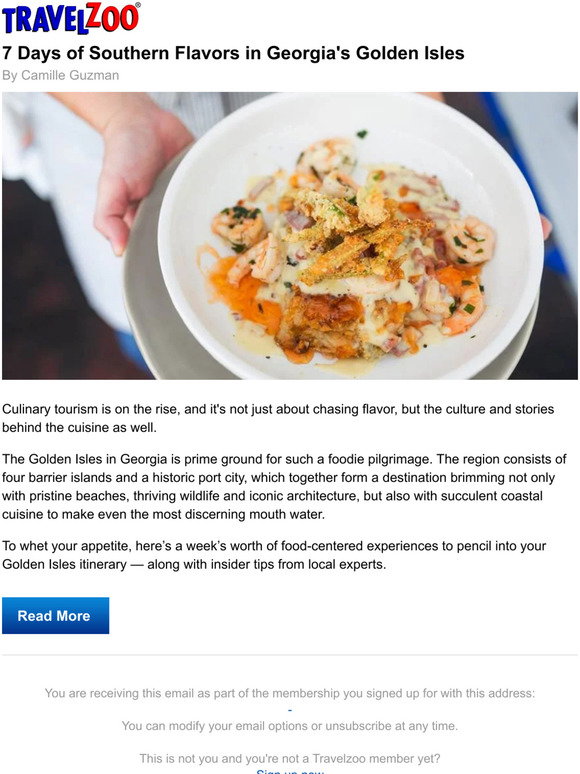 Travelzoo: 7 Days of Southern Flavors in Georgia's Golden Isles | Milled