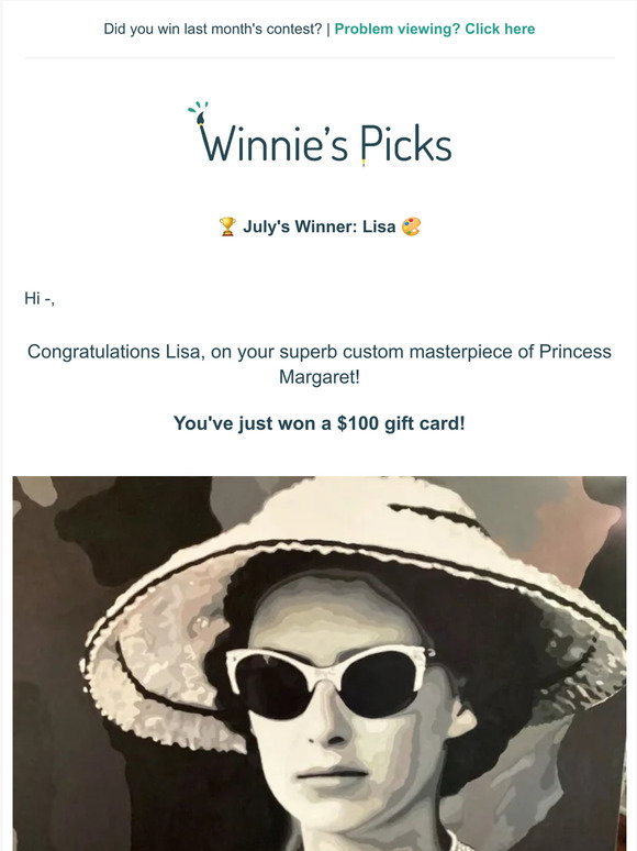 Winnie's Picks: The $100 gift card winner is... 🎁 | Milled