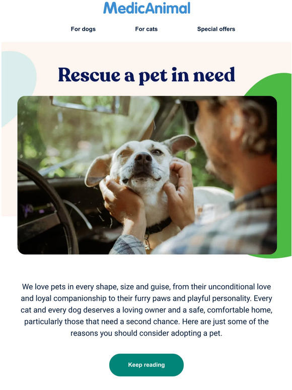 MedicAnimal: Why you should adopt a rescue pet | Milled