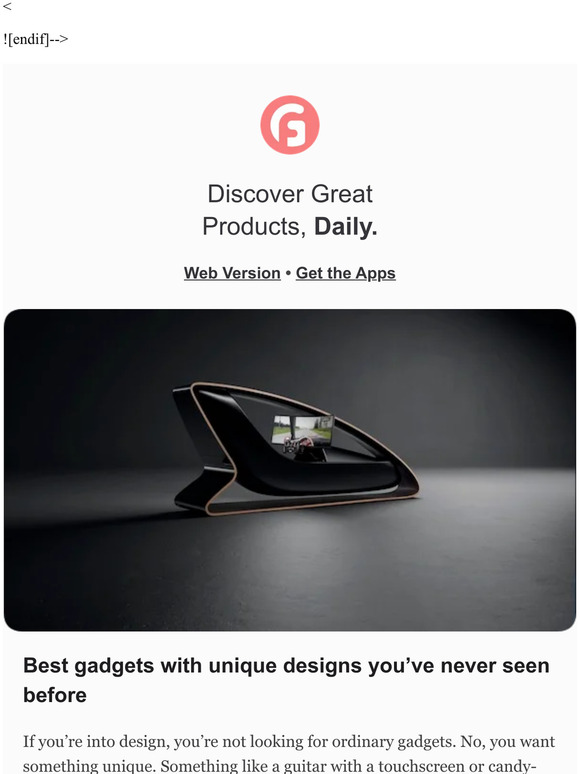 Gadget Flow: Best gadgets with unique designs you’ve never seen before ...