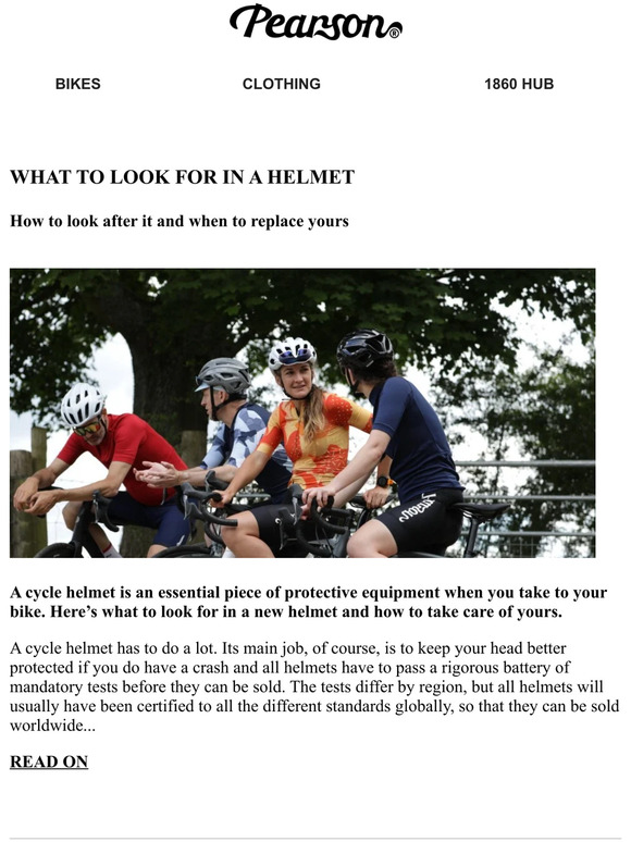 Pearson Cycles: Flip your lid - a guide to changing your bike helmet ...